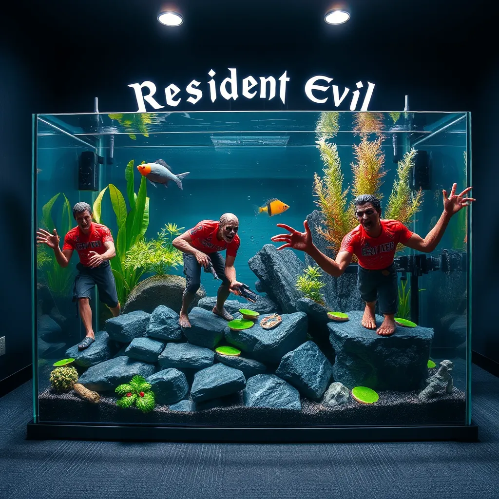 Customer Requests Unique Resident Evil Aquarium Adventure : LevelUpTalk
