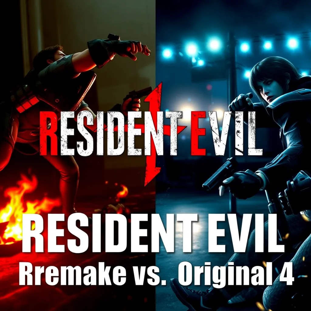 Resident Evil Showdown: Remake vs. Original 4 : LevelUpTalk