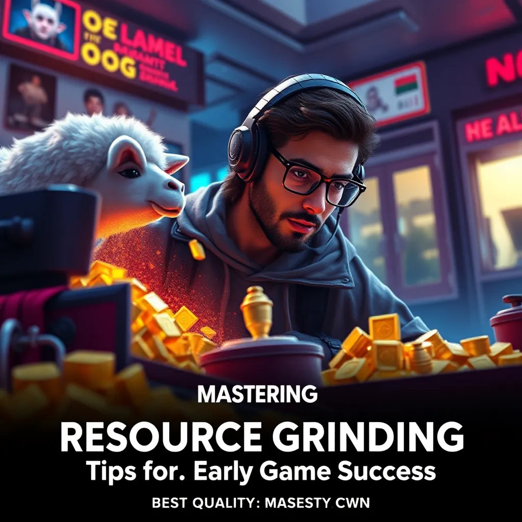 Mastering Resource Grinding: Tips for Early Game Success : LevelUpTalk