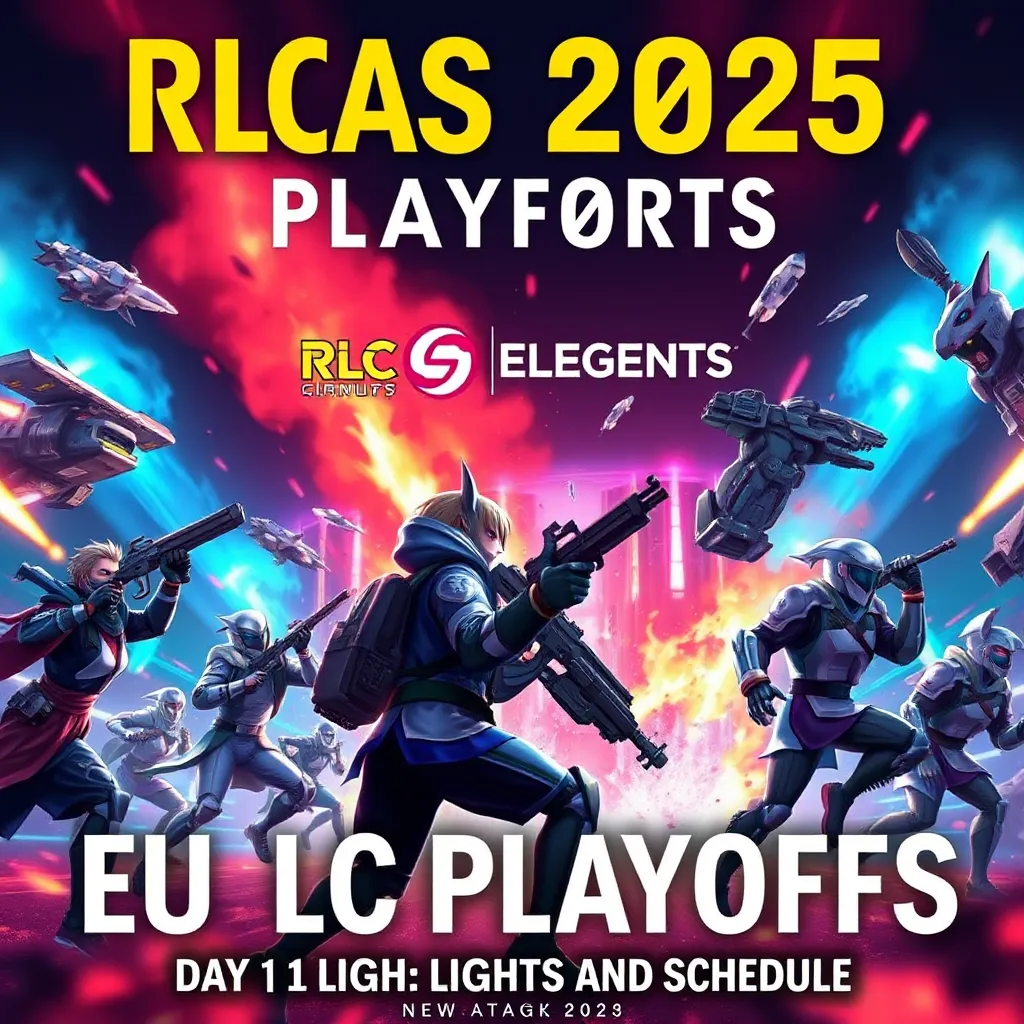 RLCS 2025: EU LCQ Playoffs Day 1 Highlights and Schedule : LevelUpTalk