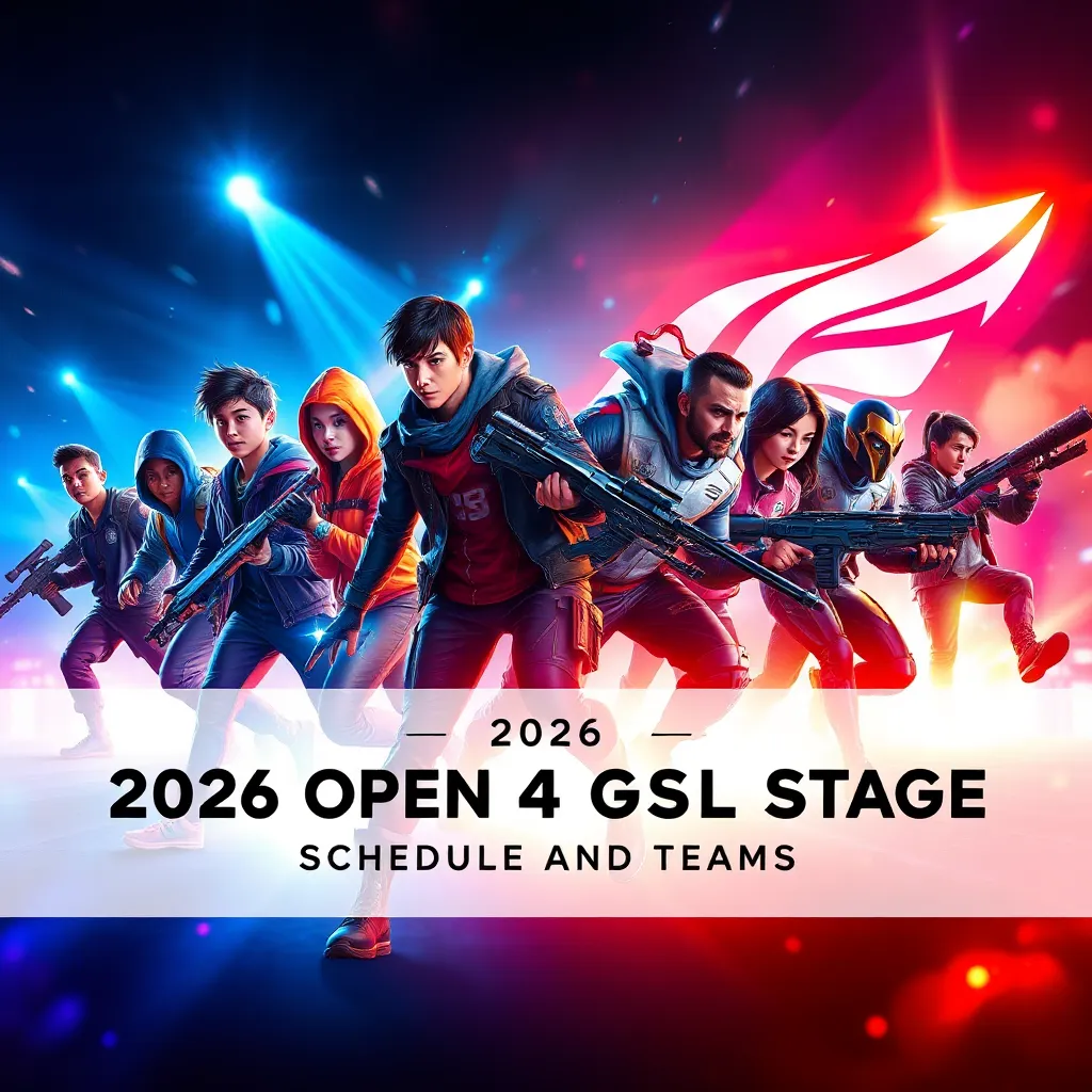 RLCS 2026 NA Open 4 GSL Stage Schedule and Teams : LevelUpTalk