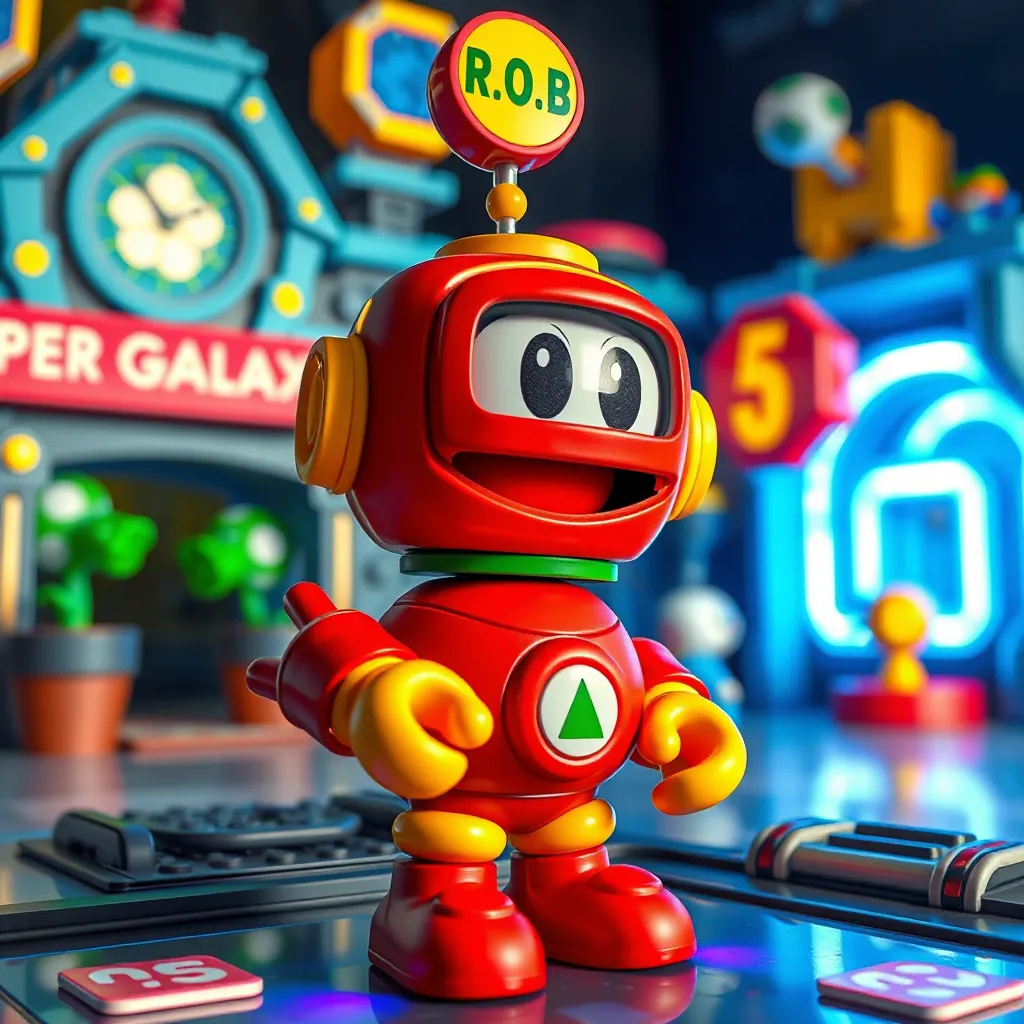 R.O.B. Appears in Super Mario Galaxy Movie Toy Leak : LevelUpTalk