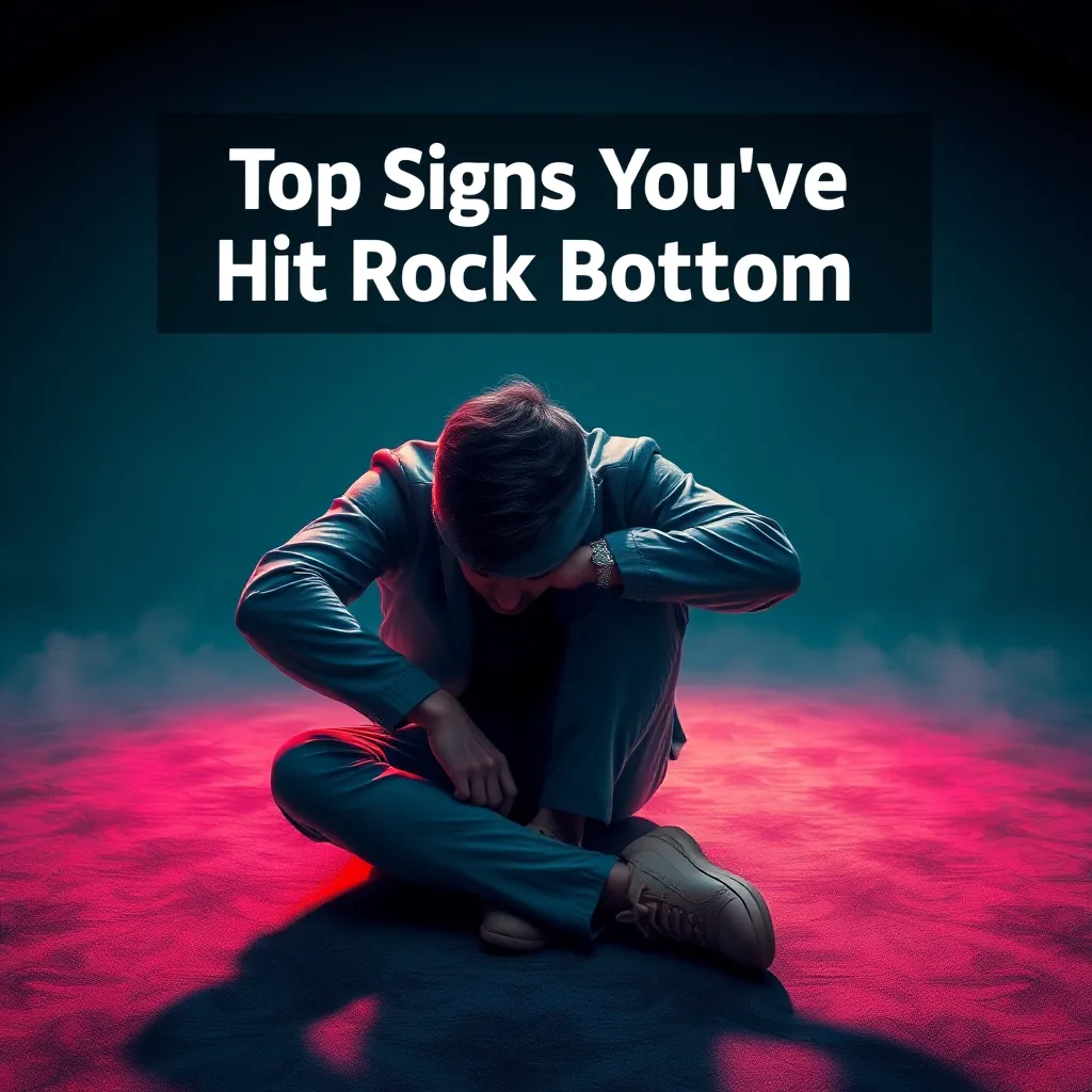 Top Signs You've Hit Rock Bottom: 🤦‍♂️ : LevelUpTalk