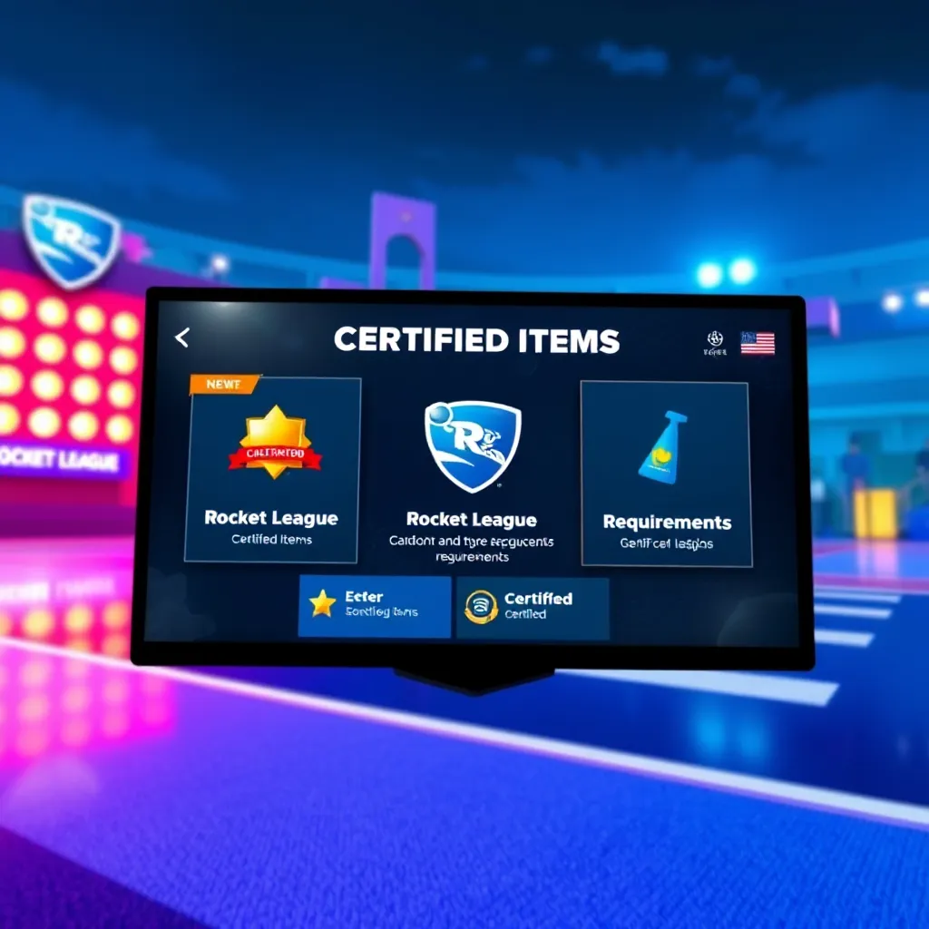 Unlocking Certified Items and Requirements in Rocket League : LevelUpTalk