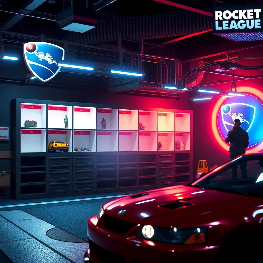 Missing Items in Rocket League Garage: What To Do? : LevelUpTalk