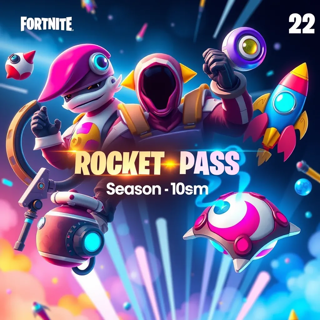 Explore Rocket Pass Season 22 Items from Tier 71 to 291 : LevelUpTalk
