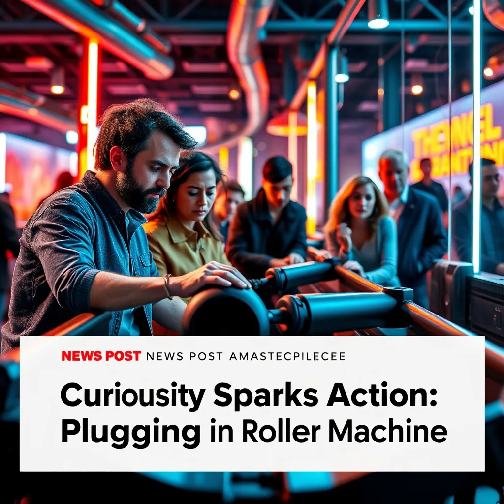 Curiosity Sparks Action: Plugging in the Roller Machine : LevelUpTalk