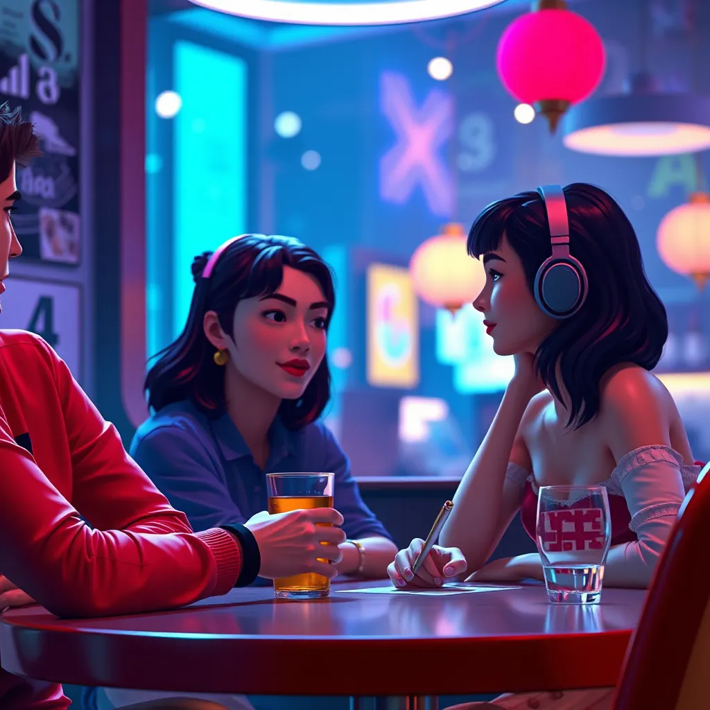 Exploring Romantic Choices with Alex in Lis Games : LevelUpTalk