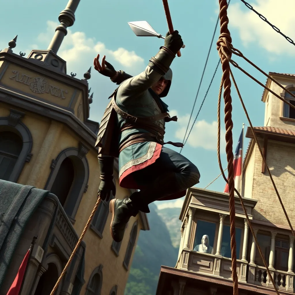 Rope Dart in AC3: A Missed Opportunity for Traversal : LevelUpTalk