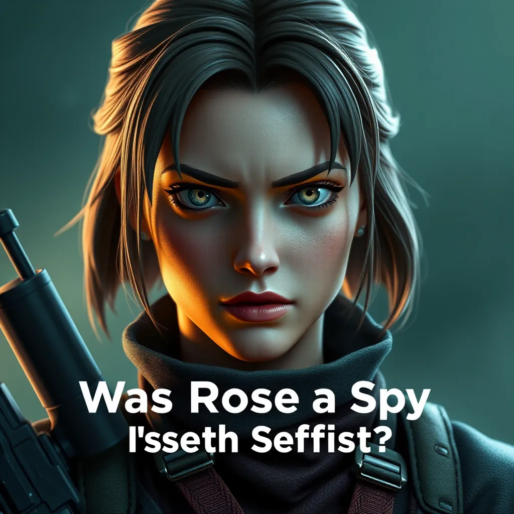 Was Rose a Spy Sent by the Patriots in MGS2? : LevelUpTalk