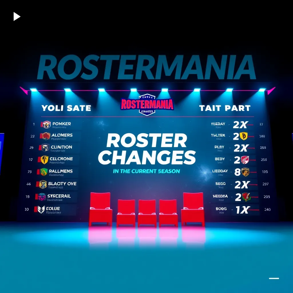 Find the Latest Rostermania Roster Changes! : LevelUpTalk