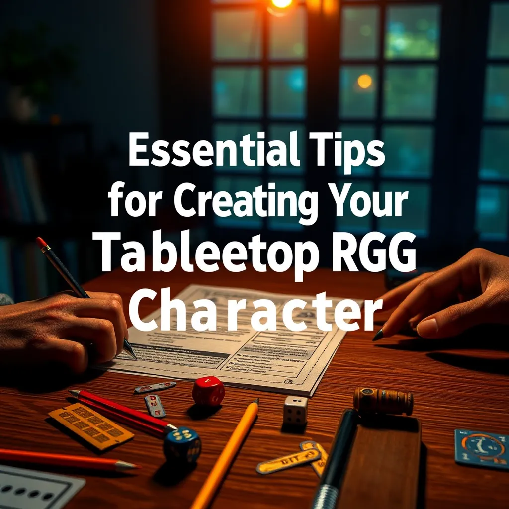 Essential Tips for Creating Your First Tabletop RPG Character : LevelUpTalk