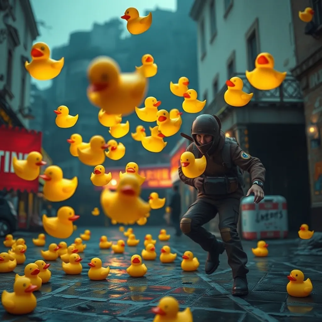Rubber Ducks Take Over Buried City: Odd Encounter : LevelUpTalk