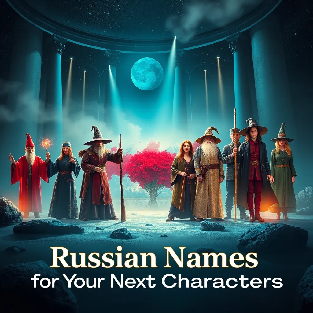 Creative Russian Names for Your Next Wizard Character : LevelUpTalk