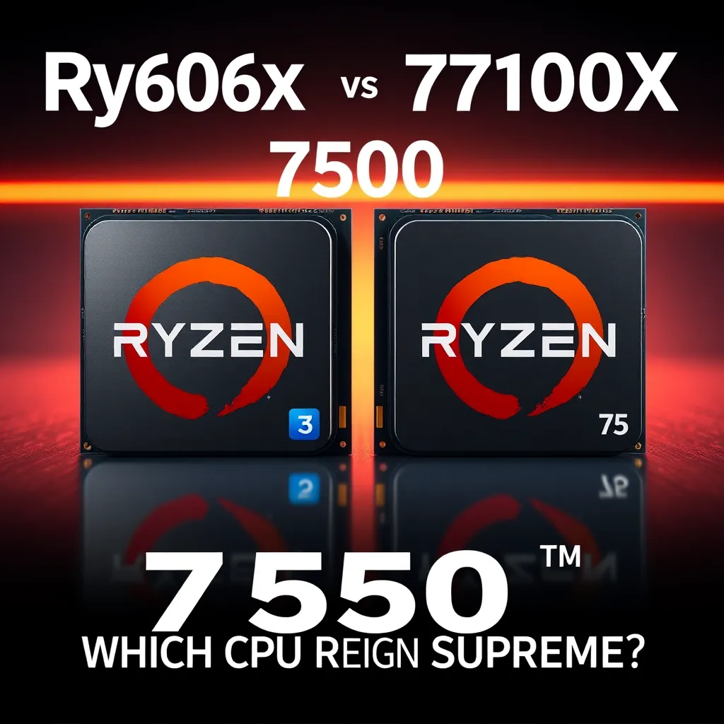 Ryzen 5 7600X vs 7500X: Which CPU Reigns Supreme? : LevelUpTalk