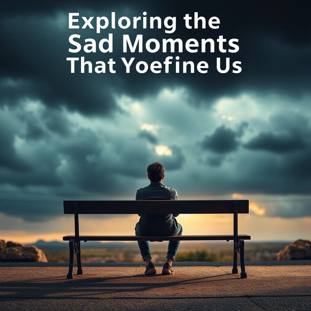 Exploring the Sad Moments That Define Us : LevelUpTalk