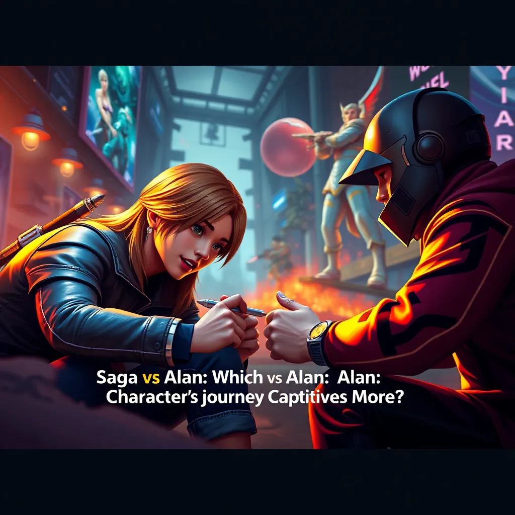 Saga vs. Alan: Which Character's Journey Captivates More? : LevelUpTalk