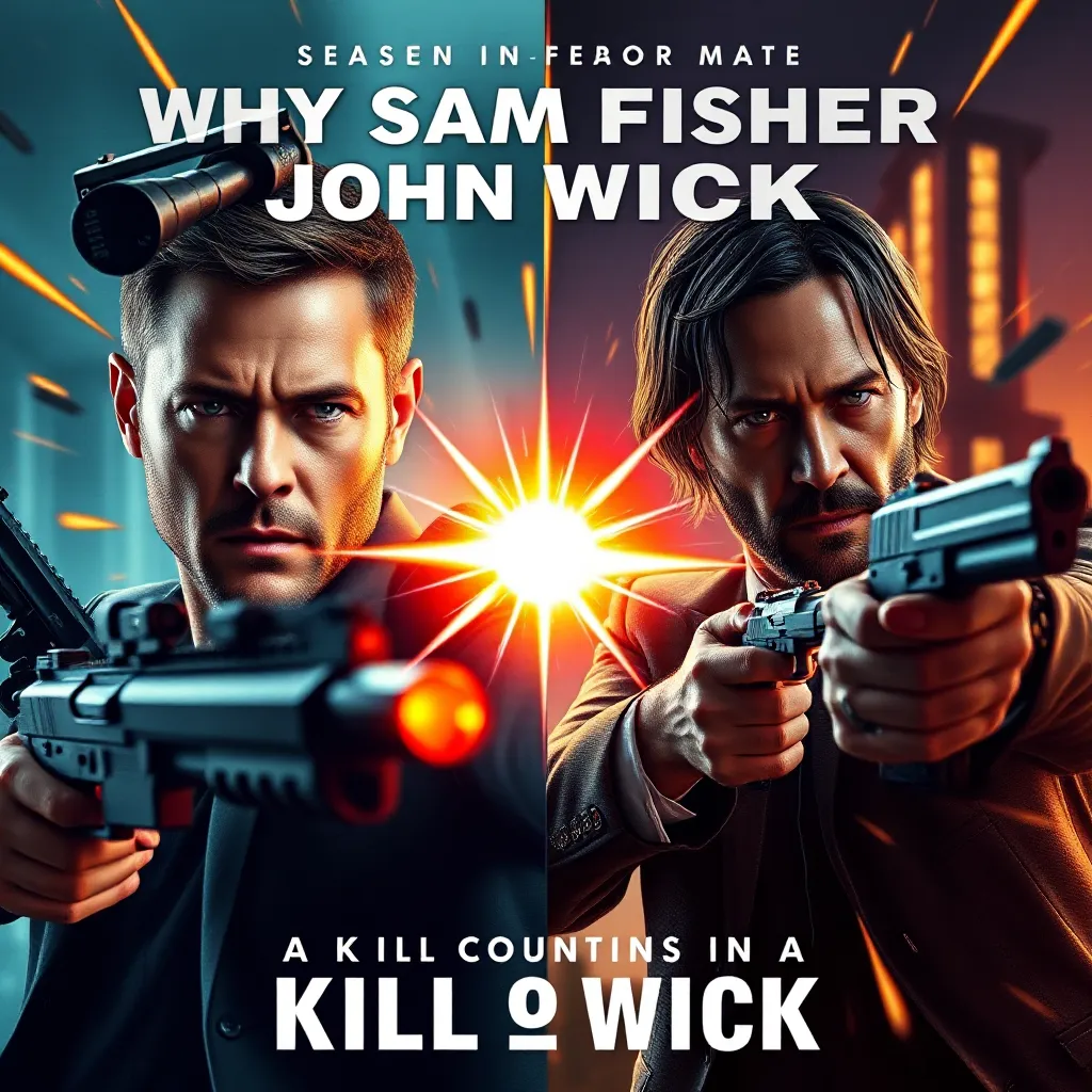 Why Sam Fisher Outshines John Wick in Kill Counts : LevelUpTalk