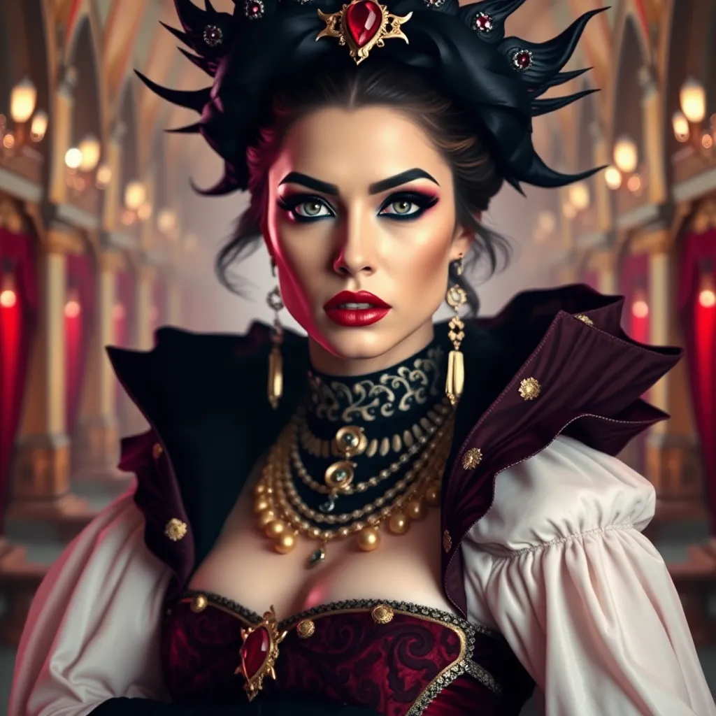 Captivating Photo Shoot Features Sara Violet, The Blood Queen : LevelUpTalk