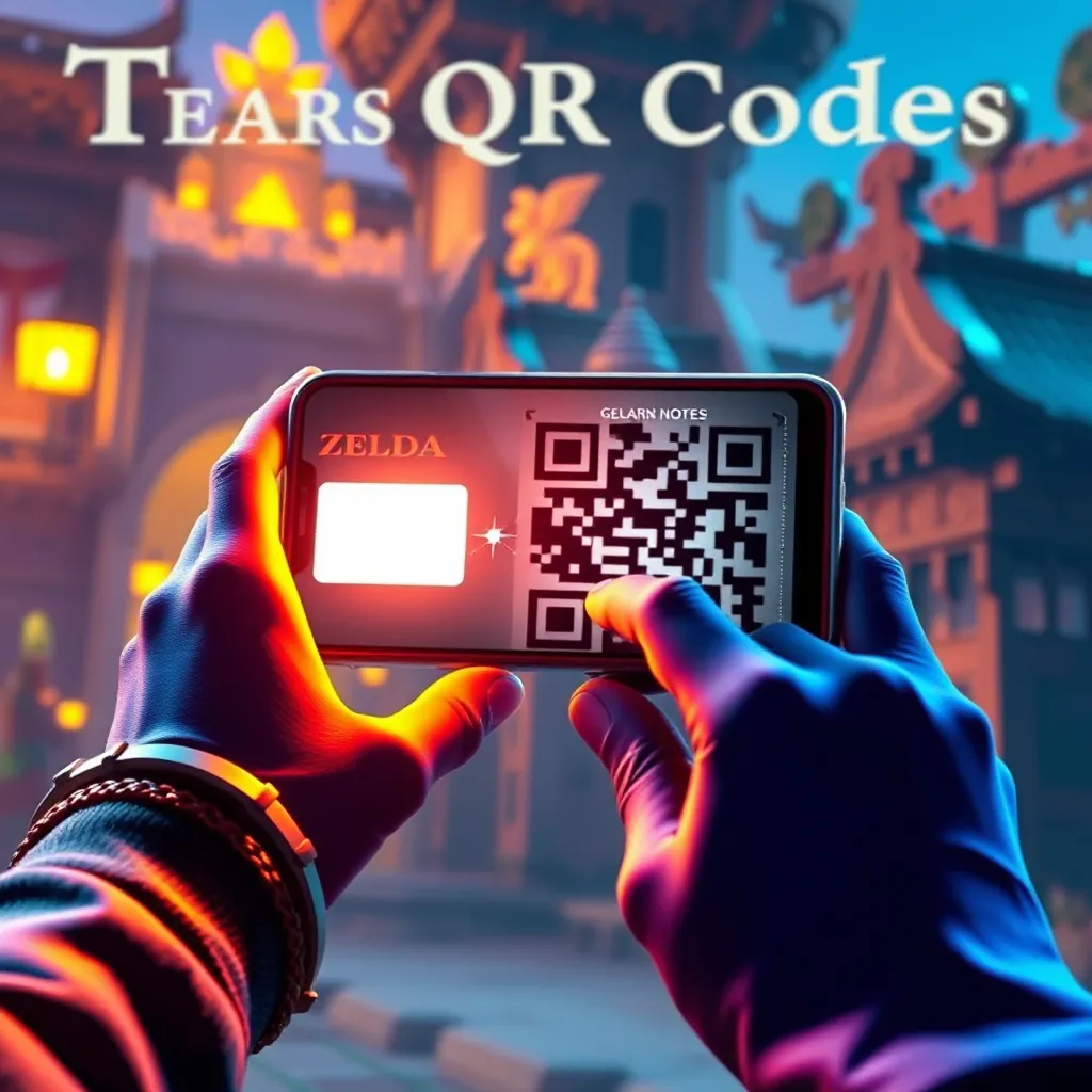 Scan QR Code with ZELDA NOTES for Tears of the Kingdom : LevelUpTalk