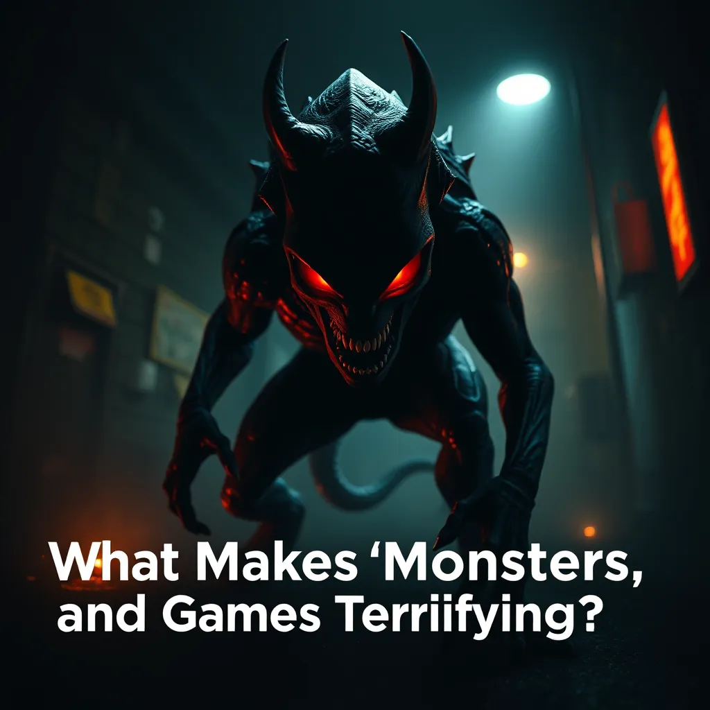 What Makes Monsters and Games Truly Terrifying? : LevelUpTalk