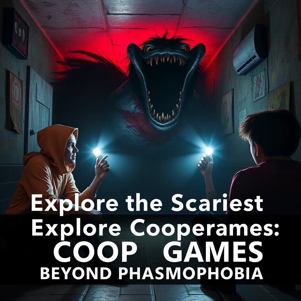 Explore the Scariest Coop Games Beyond Phasmophobia : LevelUpTalk