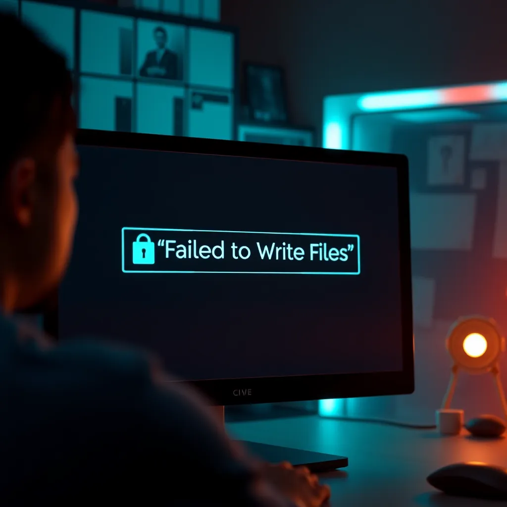 Screen Error: 'Failed to Write Files' Issue Explained : LevelUpTalk