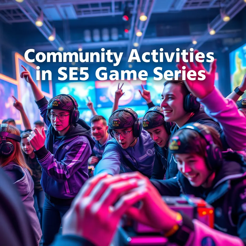 Exploring Community Activities in SE5 Game Series : LevelUpTalk