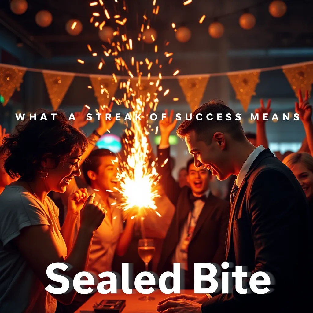 Sealed Bite: What a Streak of Success Means : LevelUpTalk