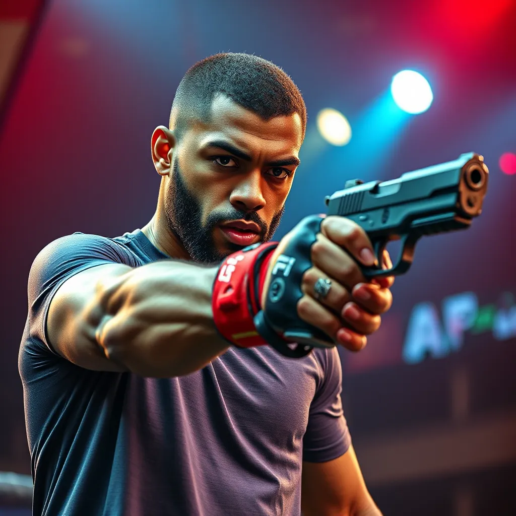 Sean Strickland Startles Adin Ross with Gun Incident : LevelUpTalk