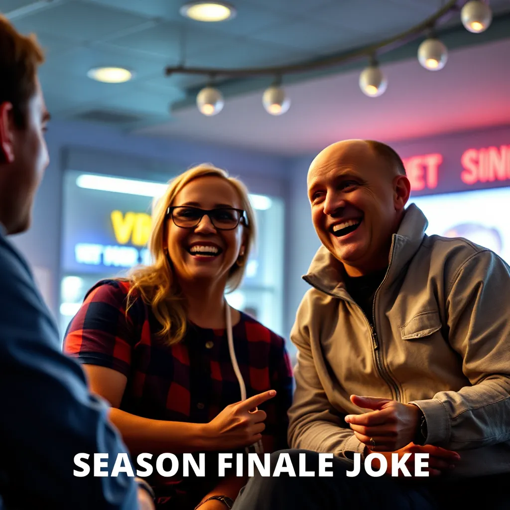 Humor and Irony Shine in Season Finale Joke : LevelUpTalk