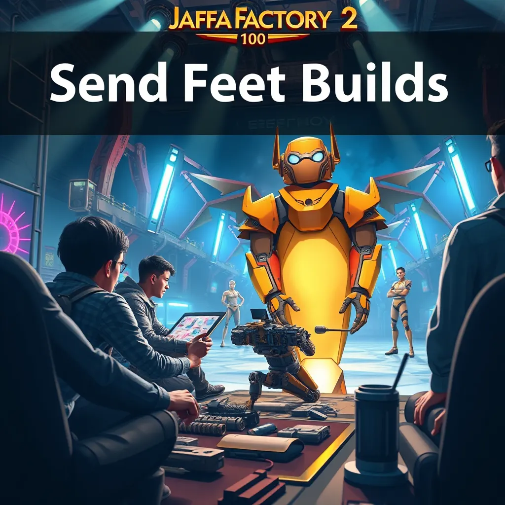 Exploring Send Feet Builds in Jaffa Factory 2 #100 : LevelUpTalk