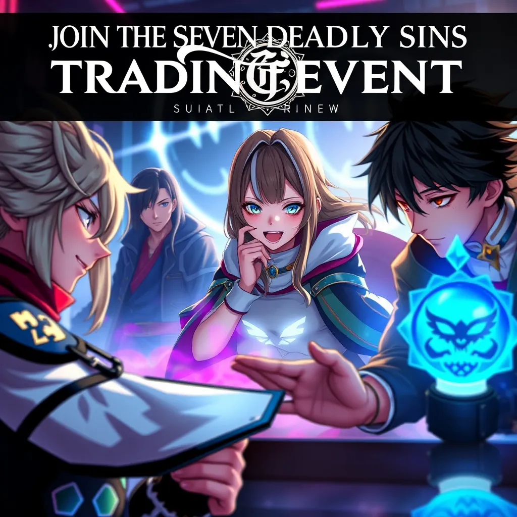 Join the Seven Deadly Sins Trading Event Today! : LevelUpTalk