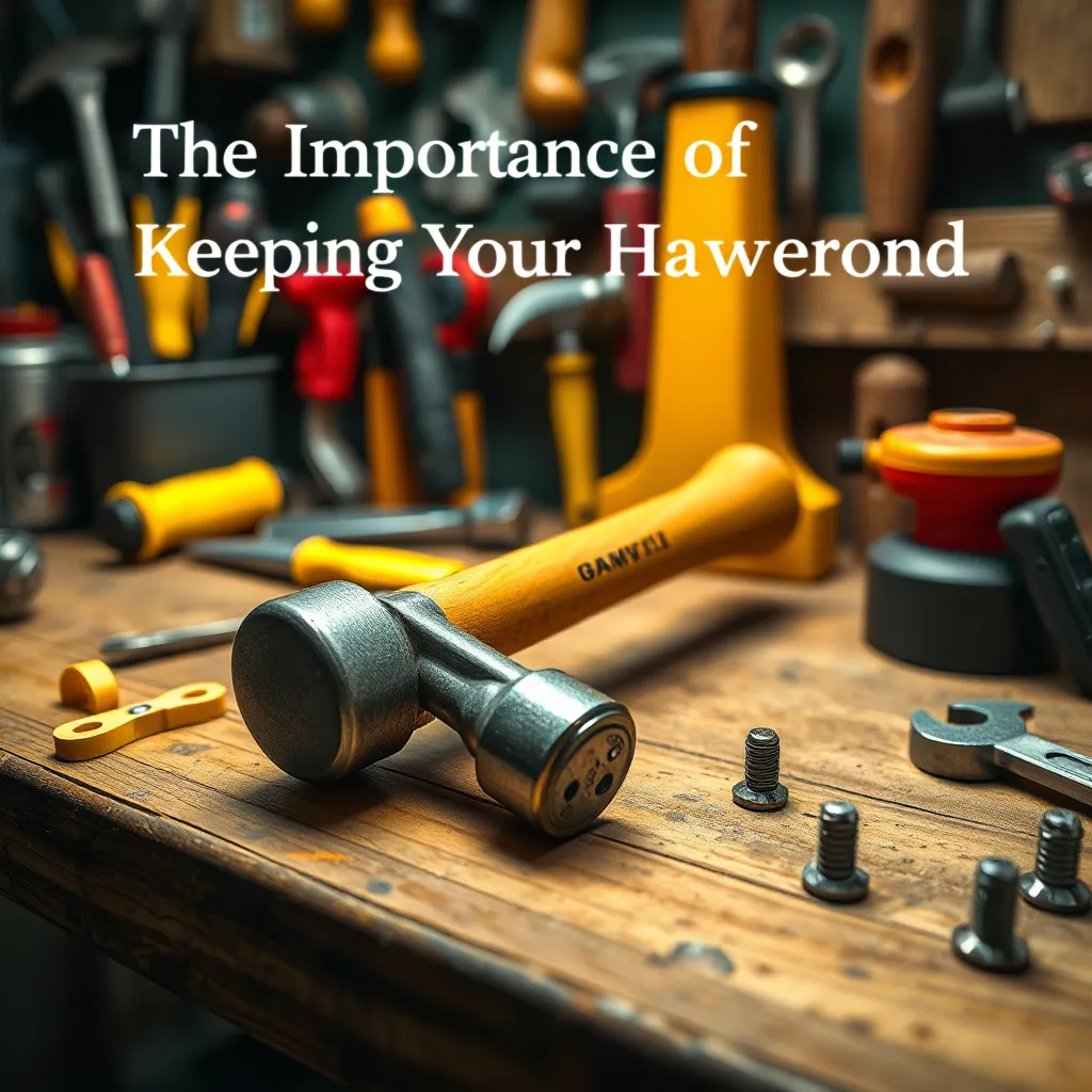 The Importance of Keeping Your Hammer Sharpened : LevelUpTalk