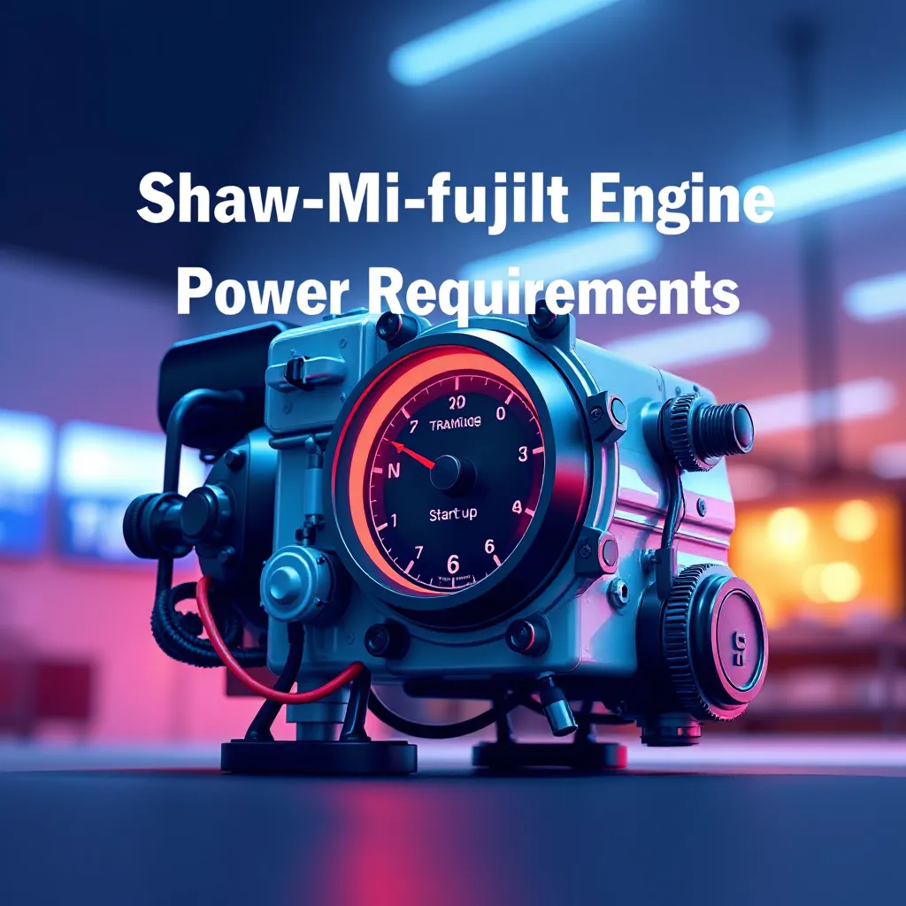 Understanding Power Requirements of Shaw-Fujikawa Engines : LevelUpTalk