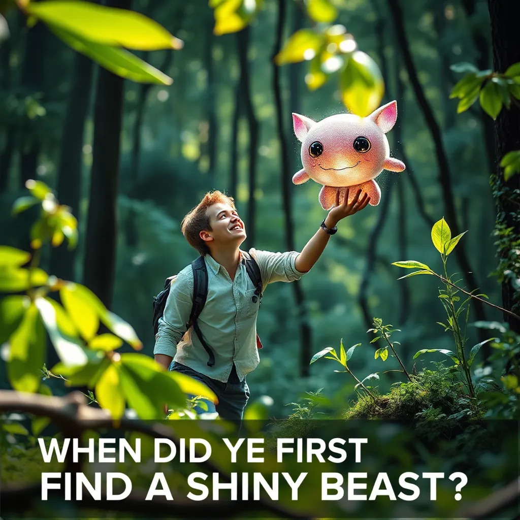 When Did You First Find a Shiny Beast? : LevelUpTalk
