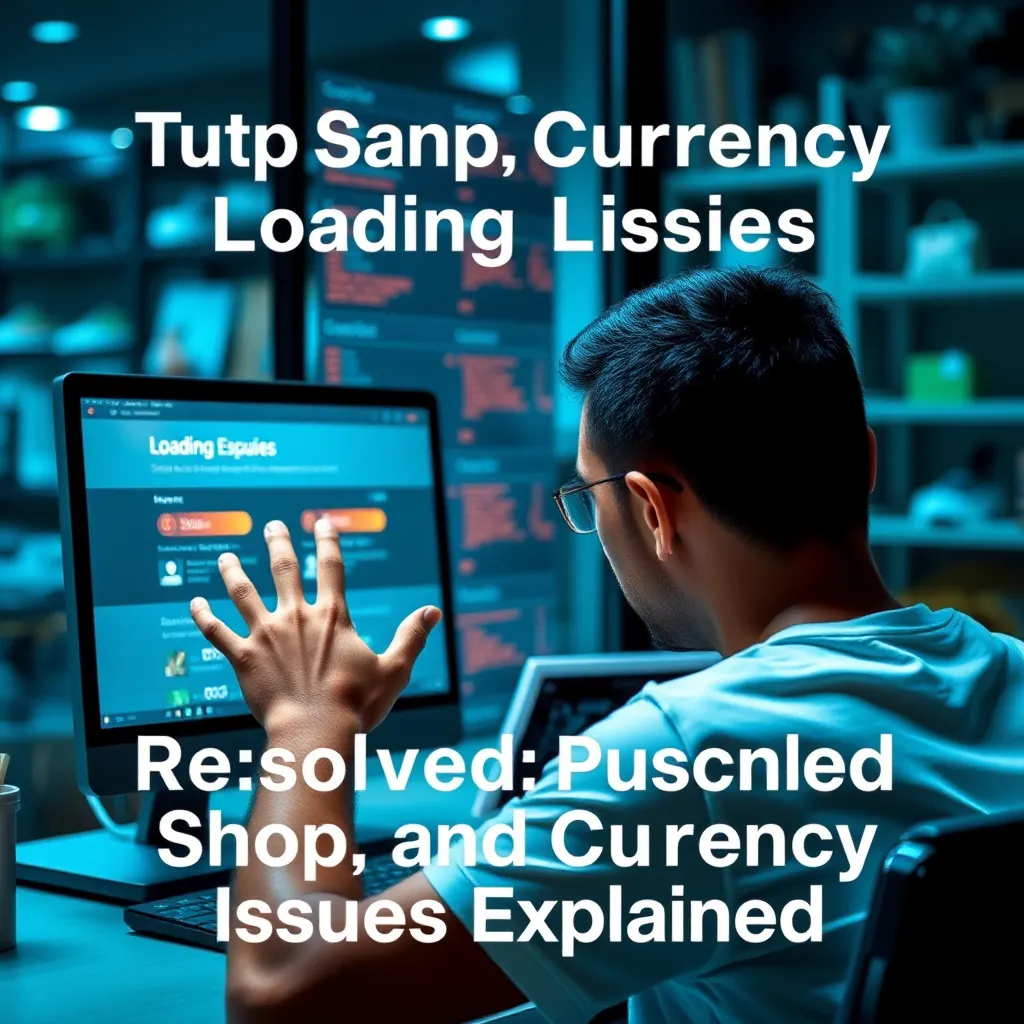 Resolved: Shop and Currency Loading Issues Explained : LevelUpTalk