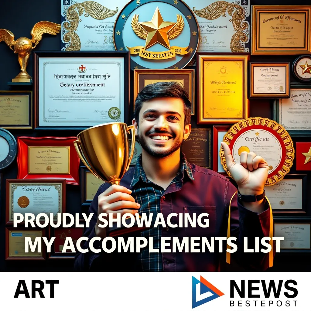 Proudly Showcasing My Accomplishments List : LevelUpTalk