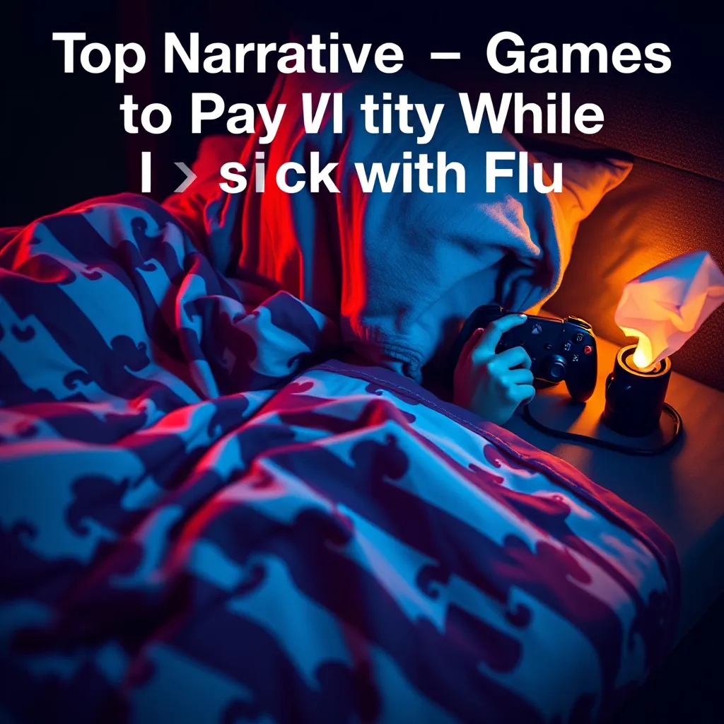 Top Narrative-Driven Games to Play While Sick with Flu : LevelUpTalk