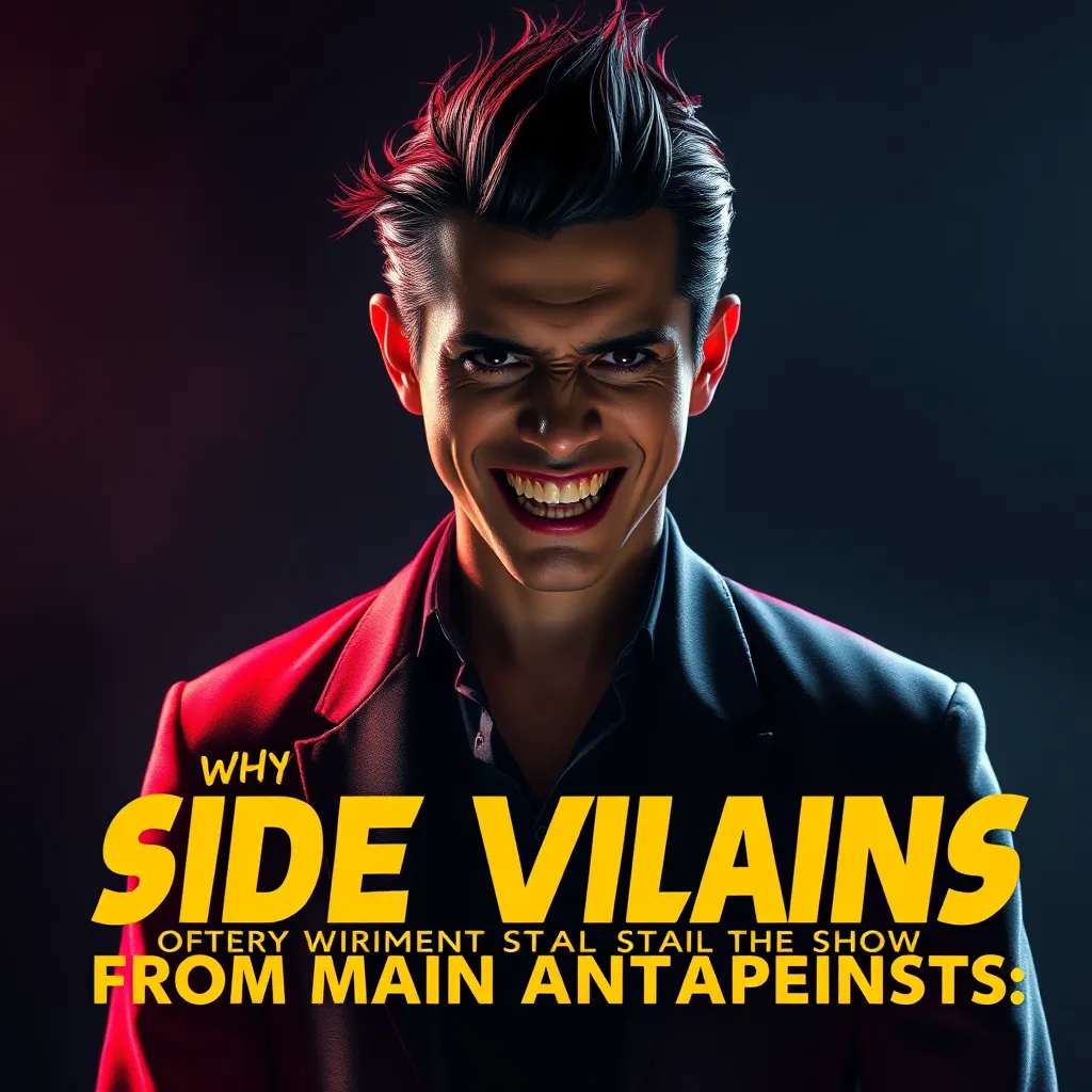 Why Side Villains Often Steal the Show from Main Antagonists : LevelUpTalk