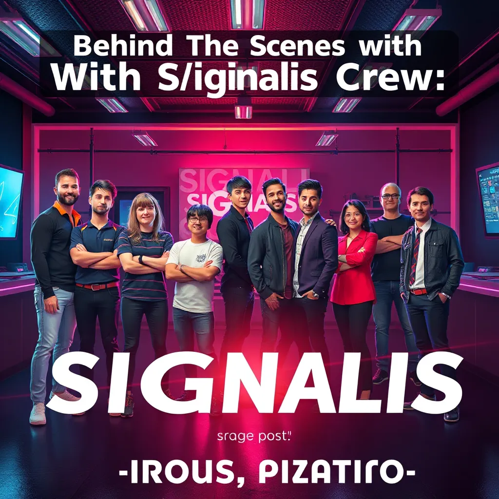 Behind the Scenes with the Signalis Crew: Group Picture : LevelUpTalk