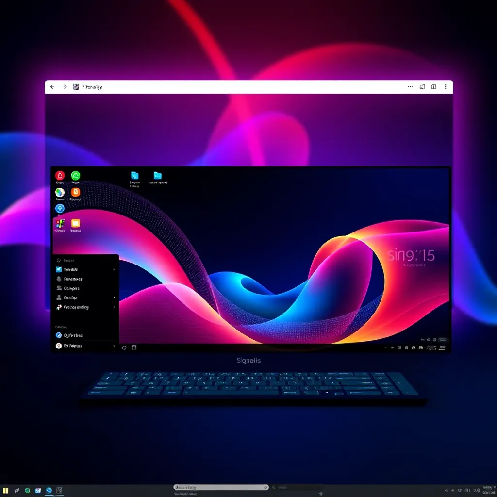 Explore the Stunning Signalis Linux Theme for Your Desktop : LevelUpTalk