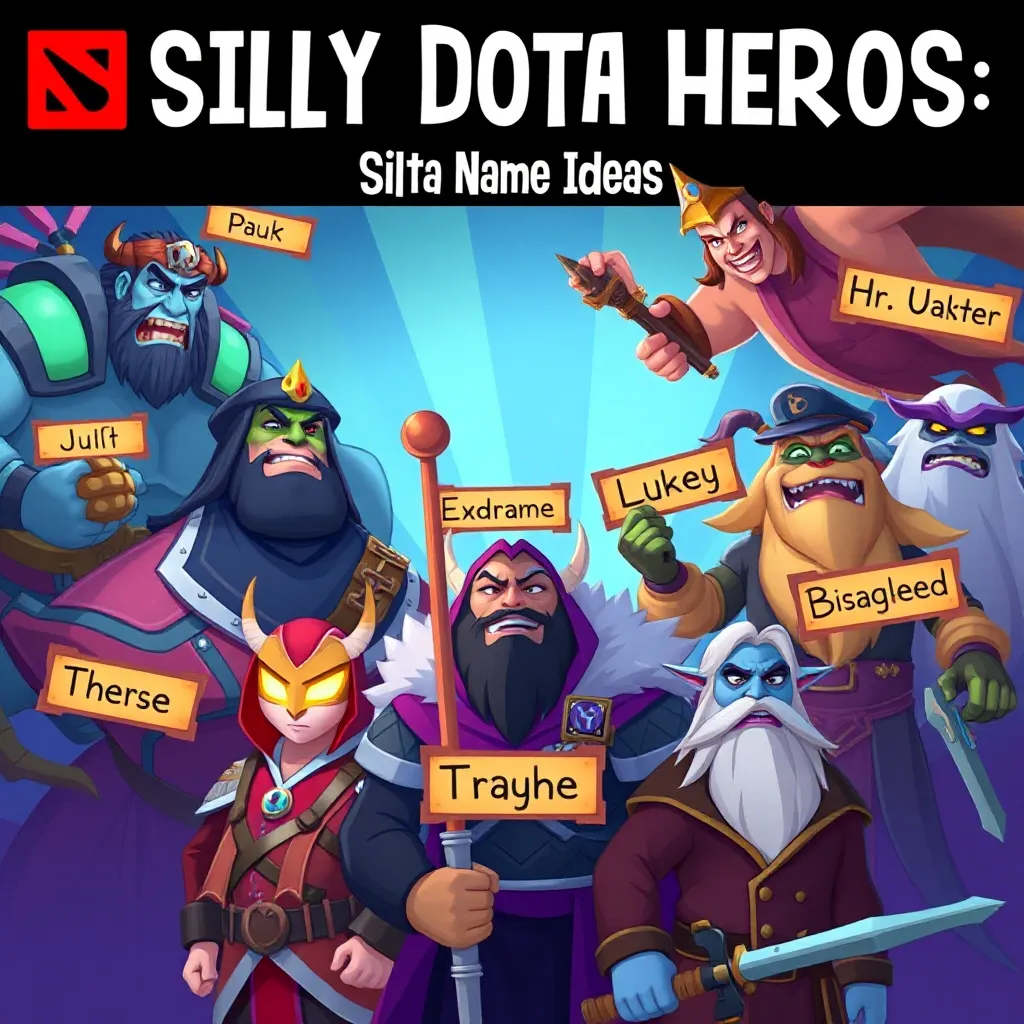 Renaming Dota Heroes: What Are the Silliest Names? : LevelUpTalk