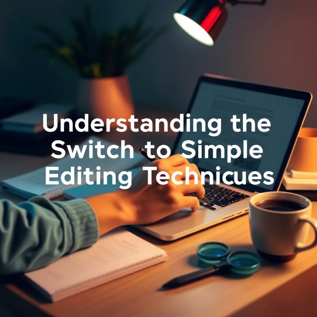 Understanding the Switch to Simple Editing Techniques : LevelUpTalk