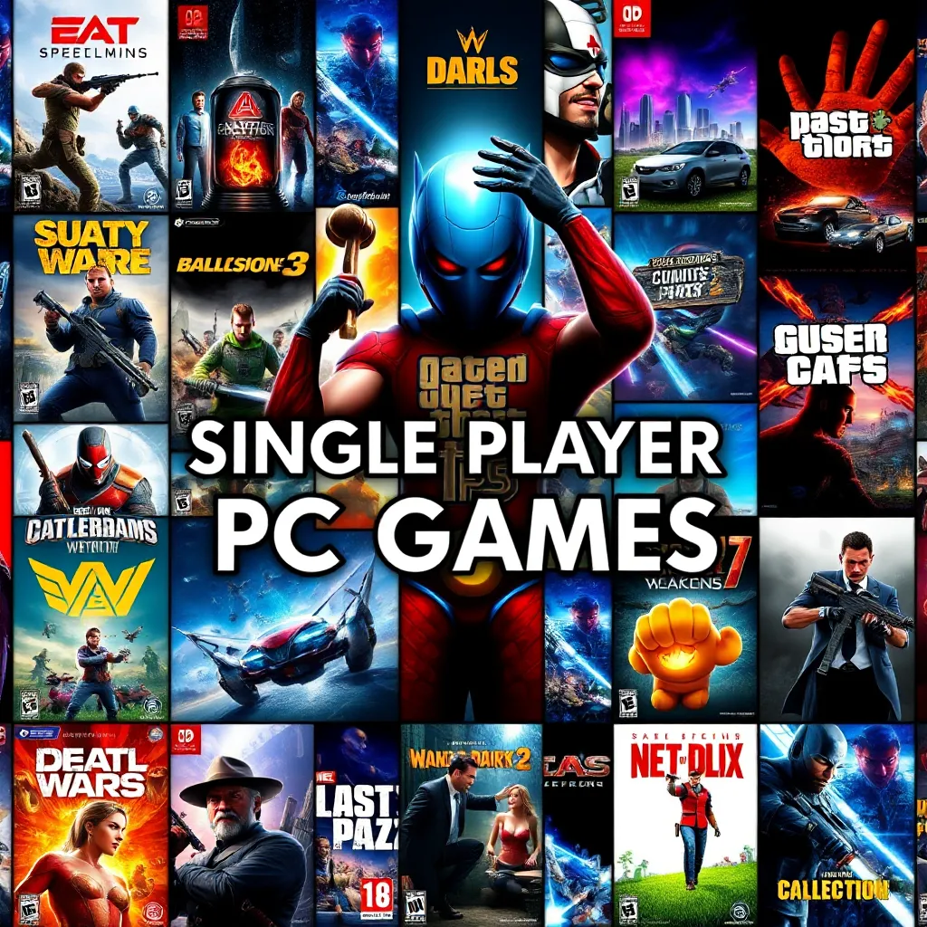 Top Single Player PC Games To Try Now: Your Guide : LevelUpTalk