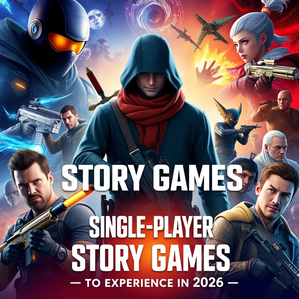 Top Single Player Story Games to Experience in 2026 : LevelUpTalk