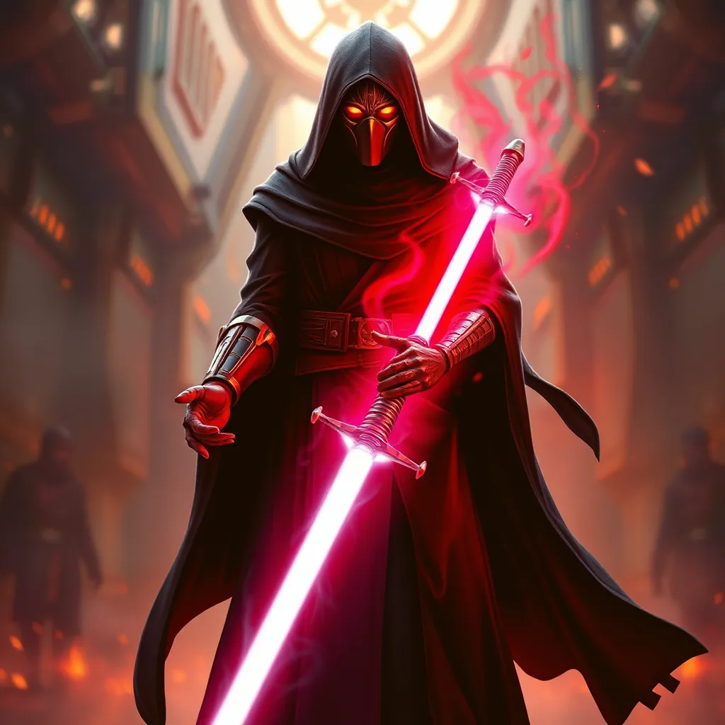 Explore the Sith Lord Themed Warlock Character Concept : LevelUpTalk
