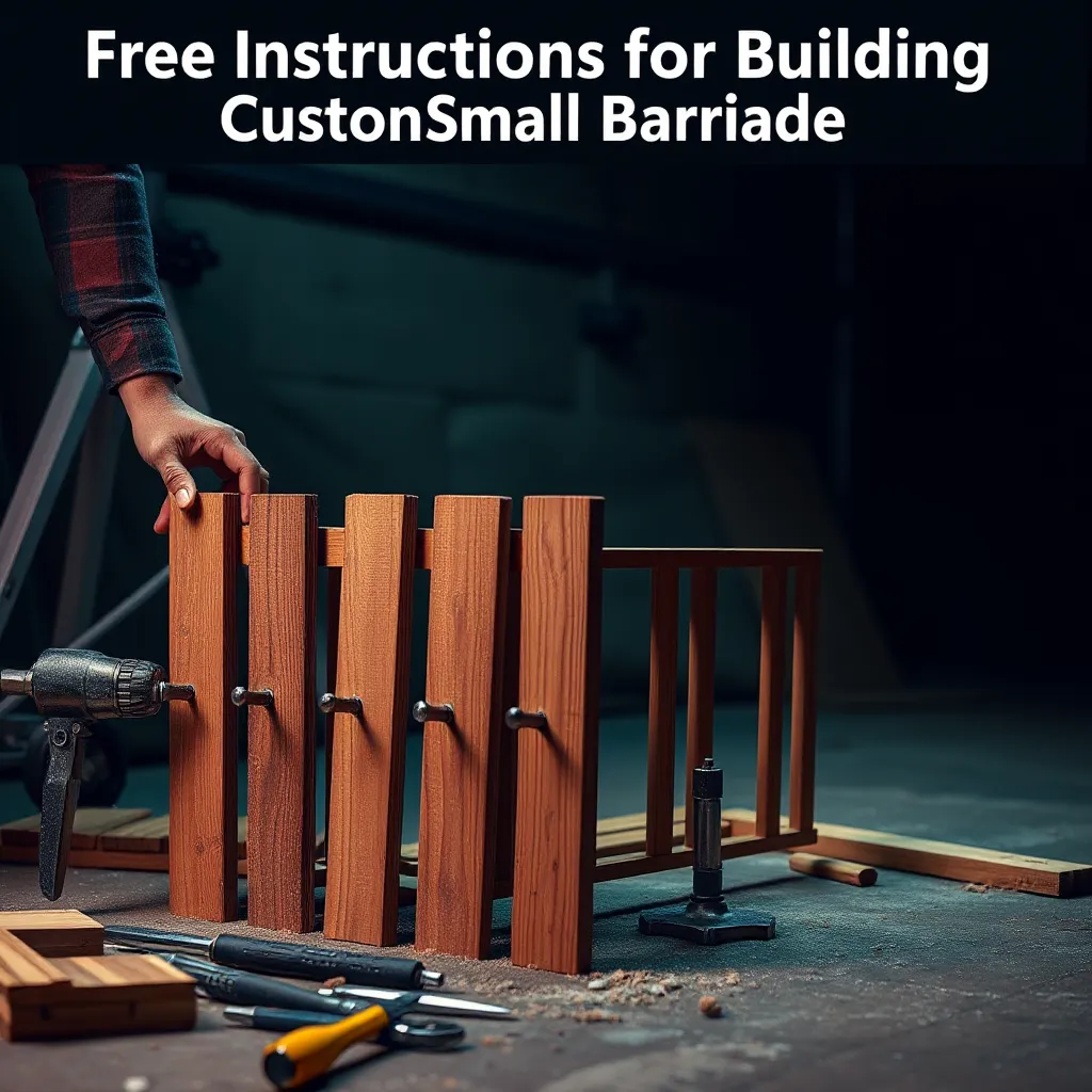 Free Instructions for Building a Custom Small Barricade : LevelUpTalk