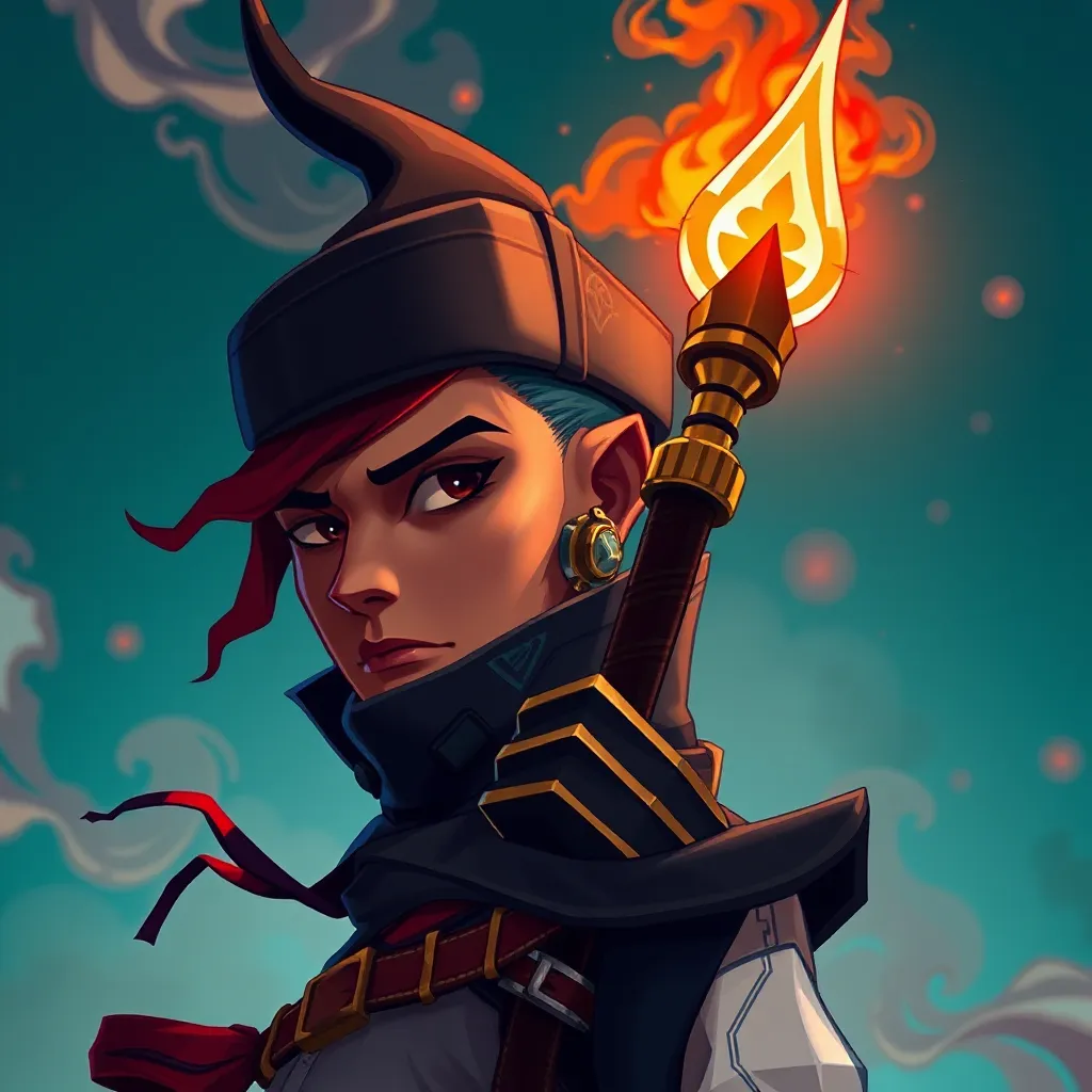 Smoke Genasi Warlock: A Bold Character Illustration : LevelUpTalk