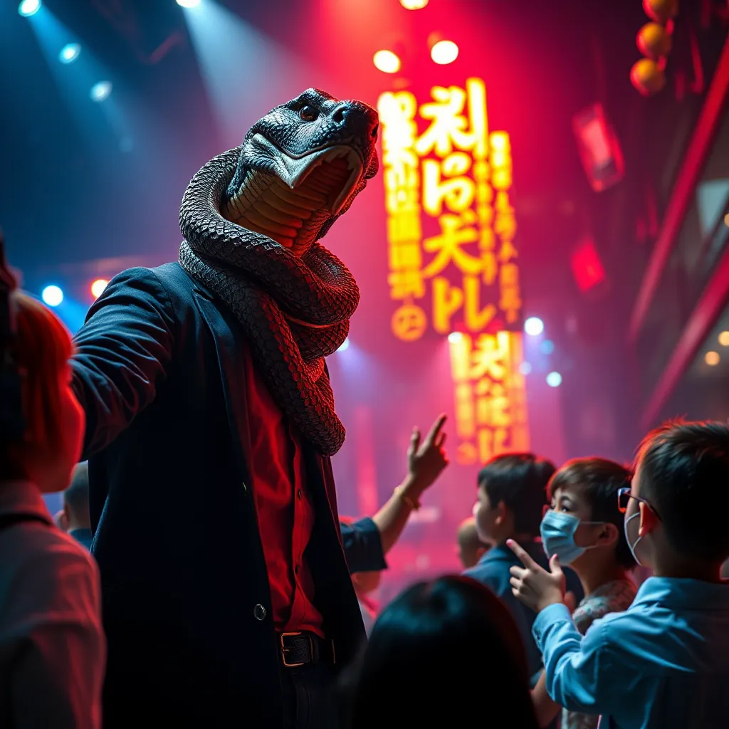 Snake Eater Takes Center Stage at School Festival Event : LevelUpTalk